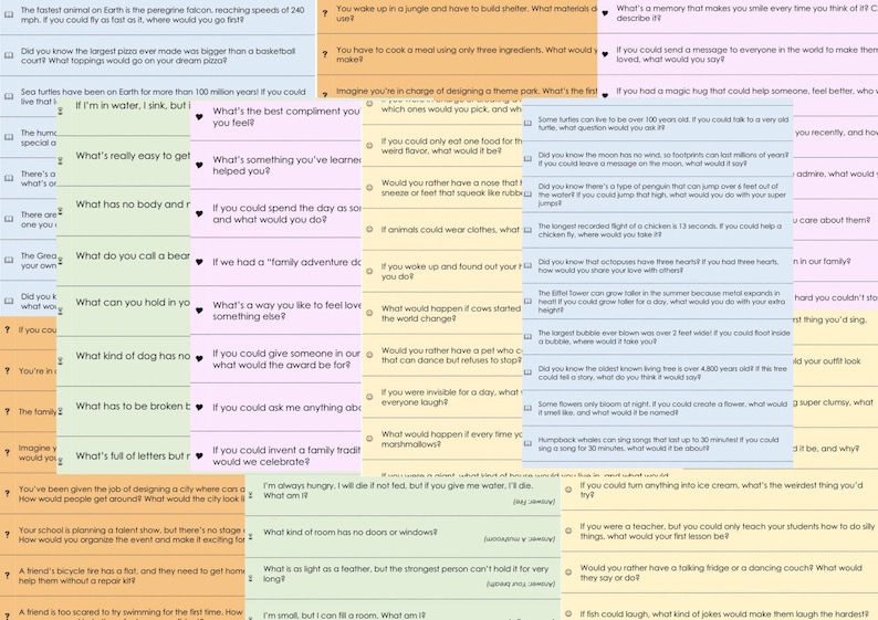 The Ultimate Family Bonding Jar – Printable Conversation Starters ...