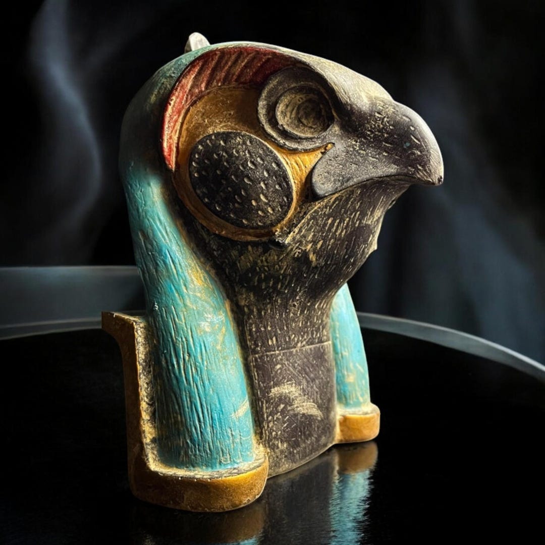 Rare Ancient Egyptian Horus Statue - Sun God Mythology - Authentic ...