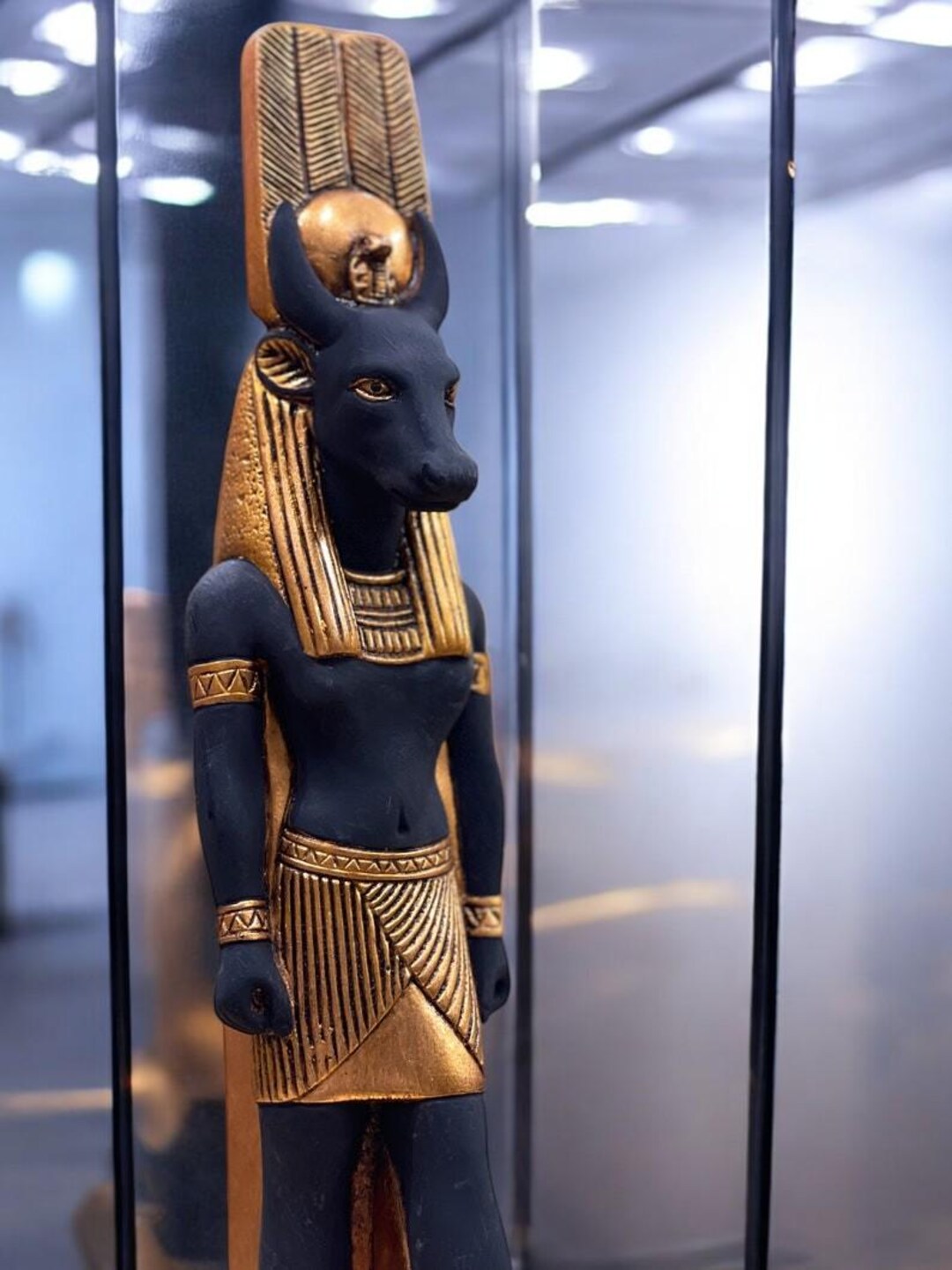 Rare Ancient Egyptian Goddess Hathor Statue - Sacred Cow Form ...