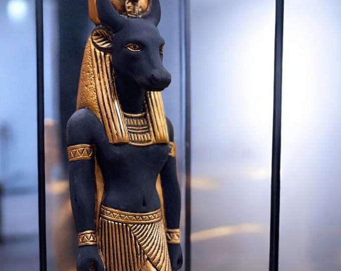 Rare Ancient Egyptian Goddess Hathor Statue - Sacred Cow Form ...