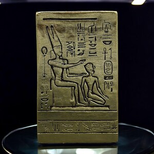 Rare Ancient Egyptian Menkaure Triad Statue – Pharaoh, Hathor & Queen ...