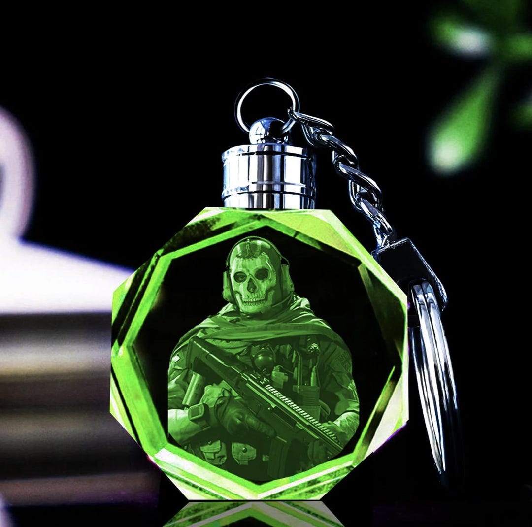 Custom Hand Made - Simon Ghost Riley Black Ops Inspired LED Color ...