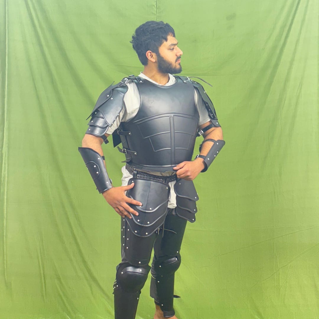 Dark Undead Knight Armor Set | Gothic Medieval Warrior Suit for LARP ...