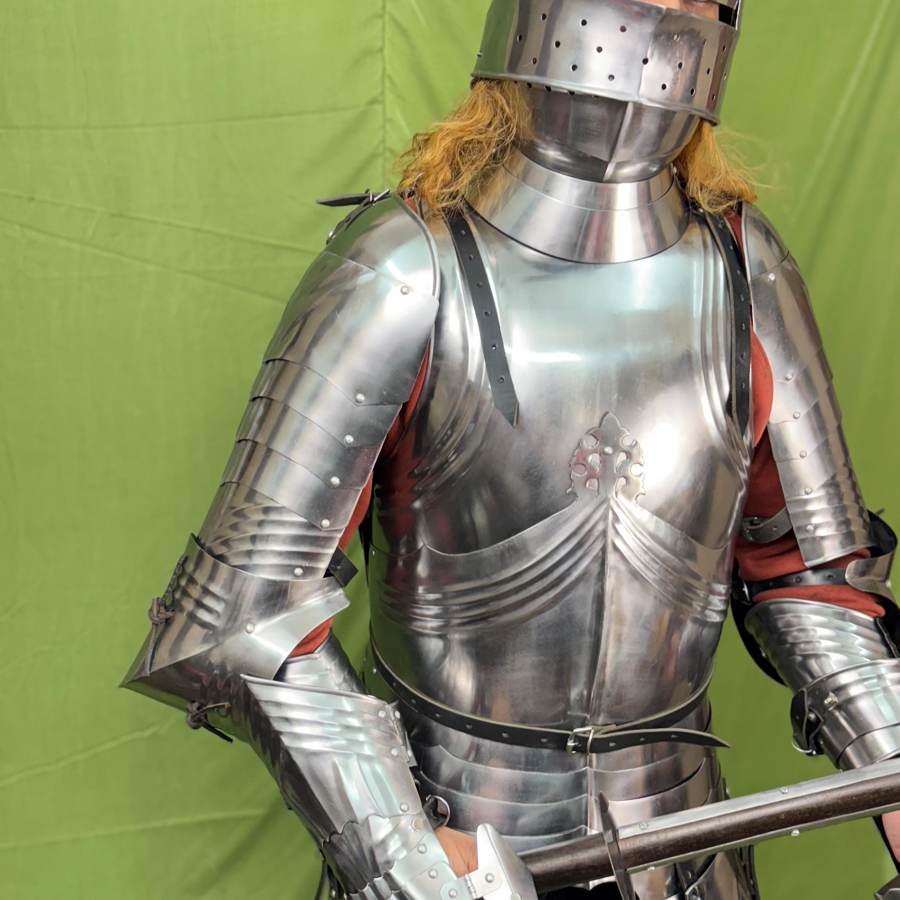 German Gothic Knight Armor Suit – Wearable Full-body Medieval Battle ...