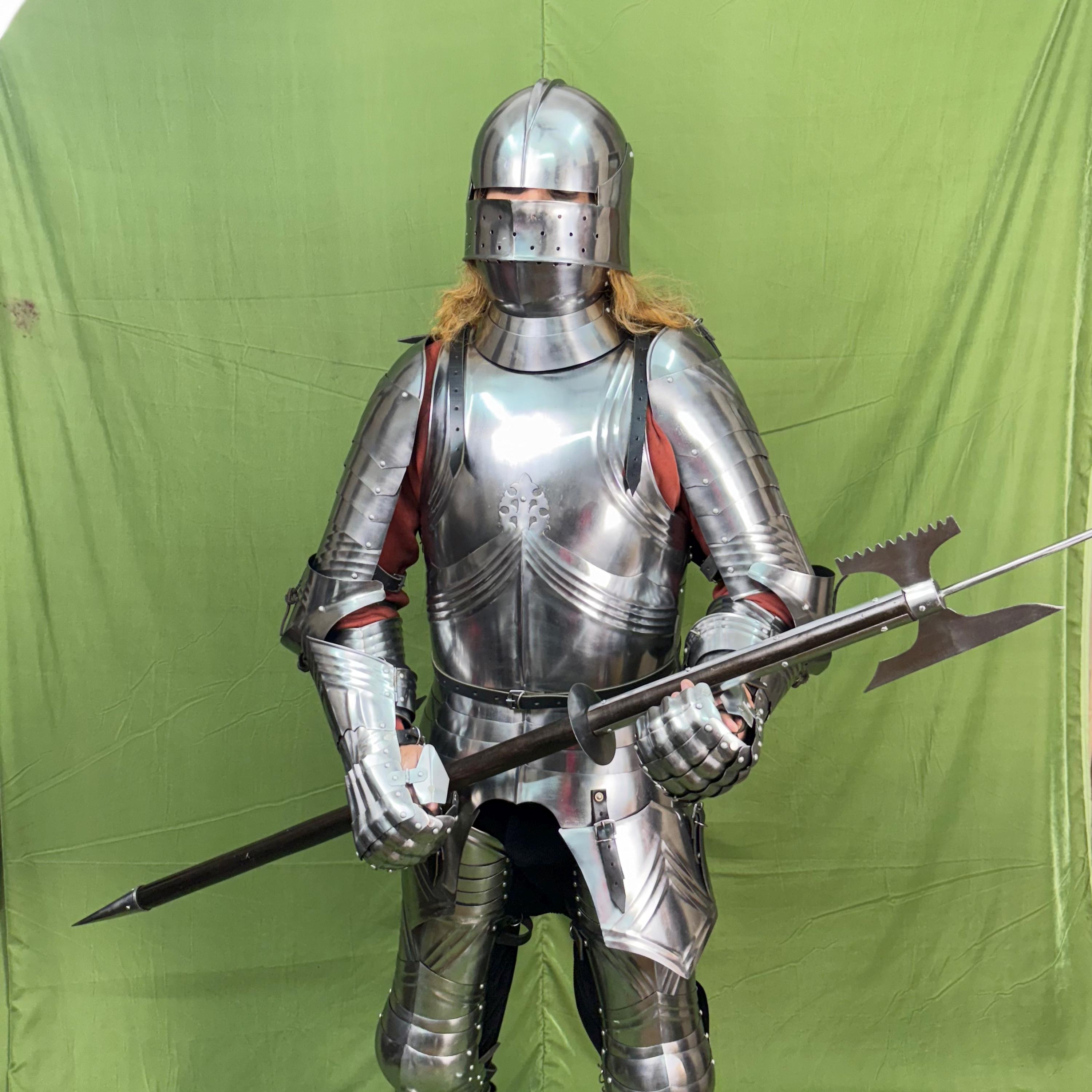 German Gothic Knight Armor Suit – Wearable Full-body Medieval Battle ...