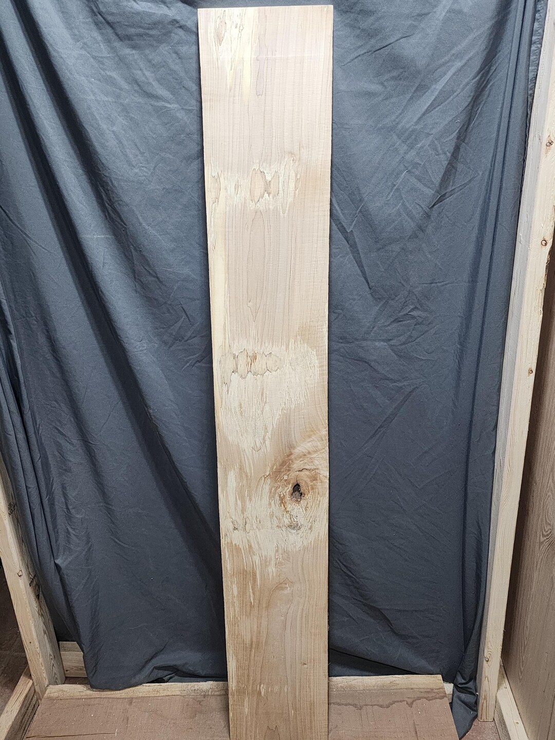Spalted Sugar Maple Kiln Dried Beautiful Board 5ft X 9" X 3/4" Great ...