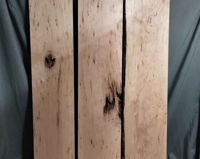3 (three) Sappy Cherry Boards (approximately 36" X 7 7/8" X 7/8") Low ...