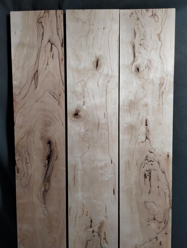 3 (three) Sappy Cherry Boards (approximately 36" X 4 1/2" X 3/4") Low ...