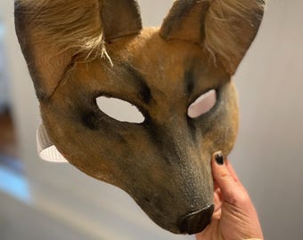 African Wild Dog Mask - Etsy