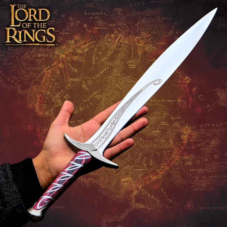 Handmade Fantasy Short Sword With Scabbard - Medieval Cosplay Dagger ...