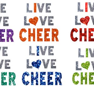 Live Love Cheer Shirt, Cheer Team Shirt - Etsy