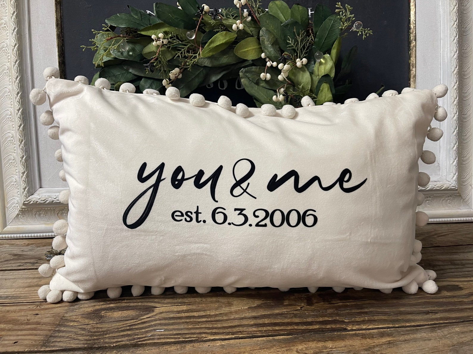 Personalized Pillow Customize Pillow Words and Letters | Etsy