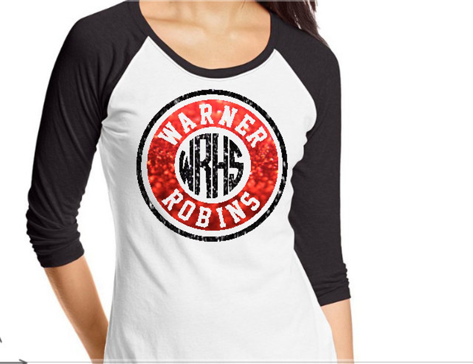 Team Spirit Raglan Sleeve Shirt Monogramed Baseball Shirt - Etsy