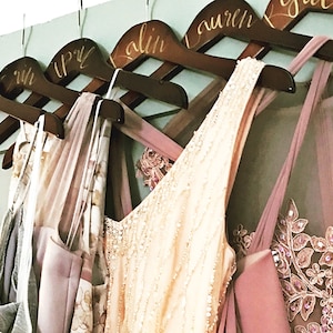 Personalized Clothes Hanger, Bridesmaids Hangers, Personalized Hangers ...