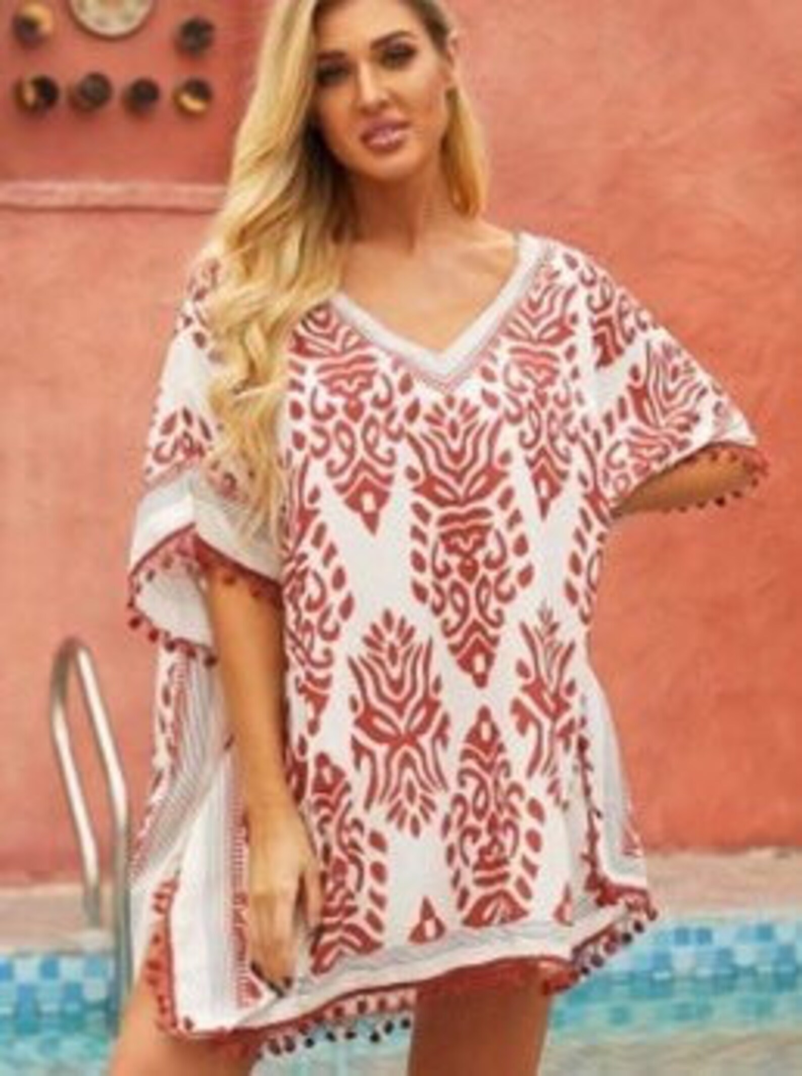 Swimwear Coverup Boho Style Bathing Suit Coverup - Etsy