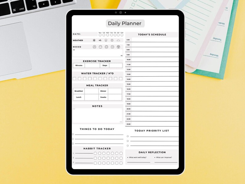 Remarkable 2 Daily Planner 2026 Template | Digital Planner for ...