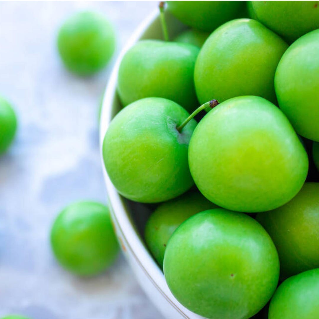 Fresh Organic Green Plum | Greengage Janerik | Natural Seasonal Fruit ...