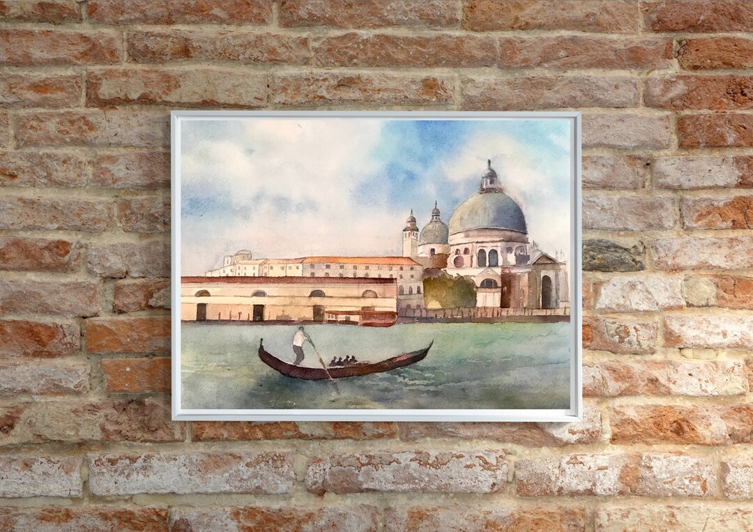 Venice Watercolor Painting, Original Watercolor,handmade Watercolor ...