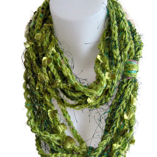 Knit Chain Scarf - Etsy