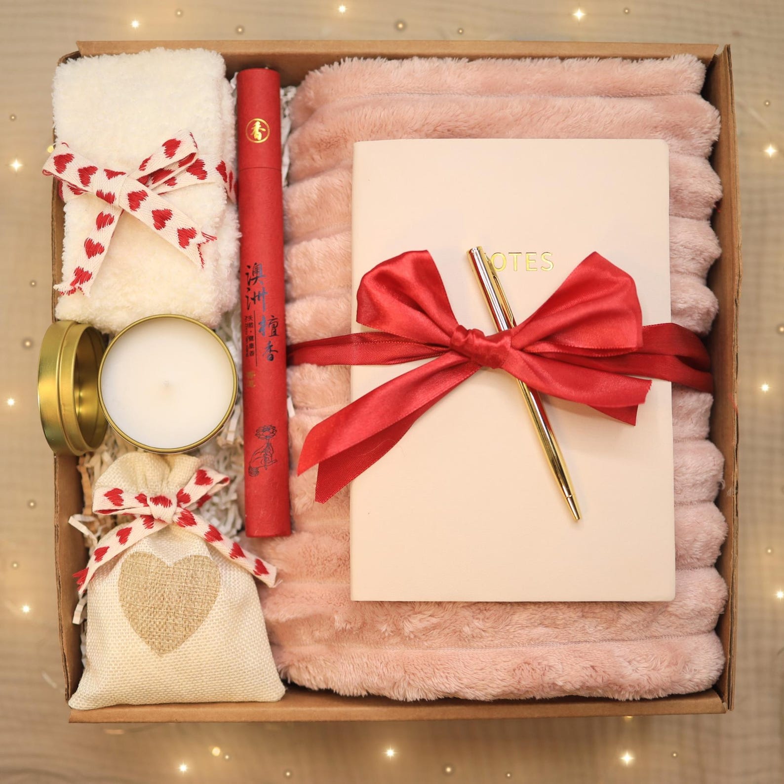 Cozy Gift Box With Blanket, Self Care Package, Relaxation Gift ...