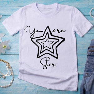 You Are a Star SVG | Motivational Star Quote PNG | Inspirational ...