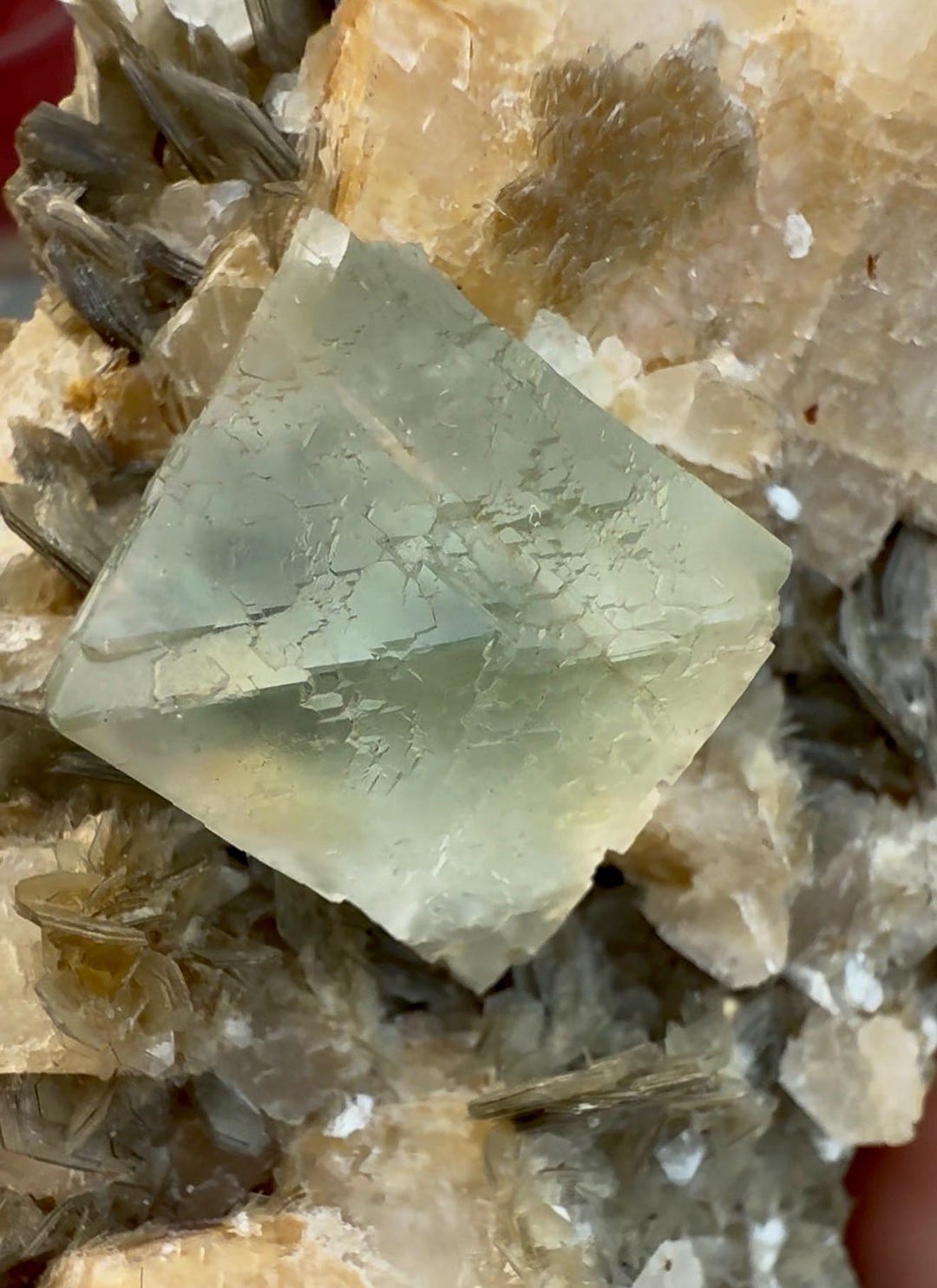 Green Fluorite on Feldspar & Muscovite – Skardu, Pakistan – 170 G - Etsy