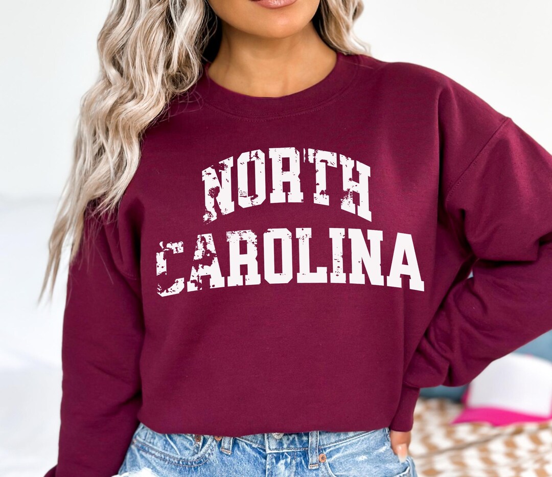 Vintage North Carolina Sweater, Retro North Carolina Sweater, Vintage ...