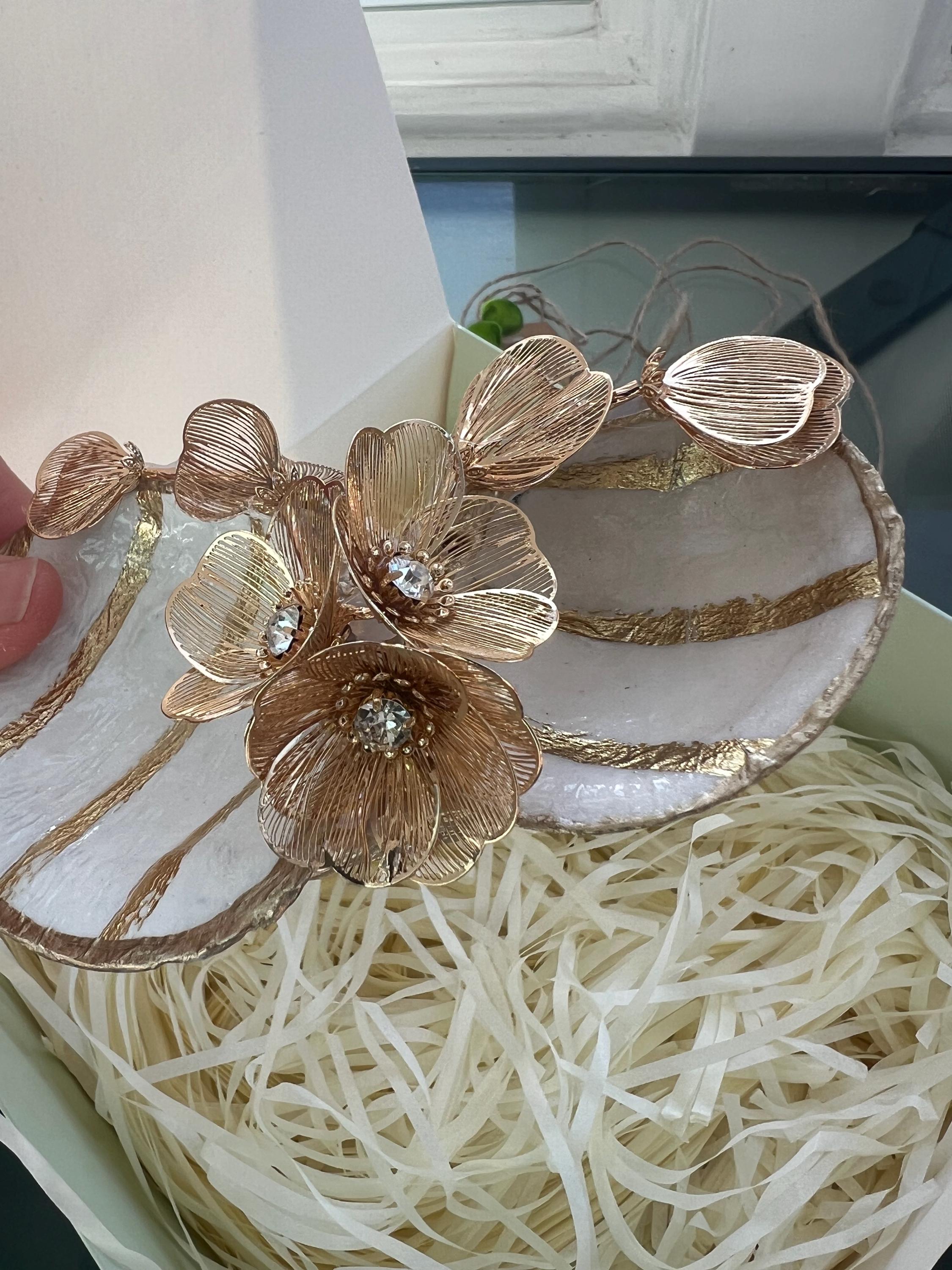 Gift Box| Decoupage Shell | Shell Ring Dish| Jewelry Dish| Gift for Mom ...