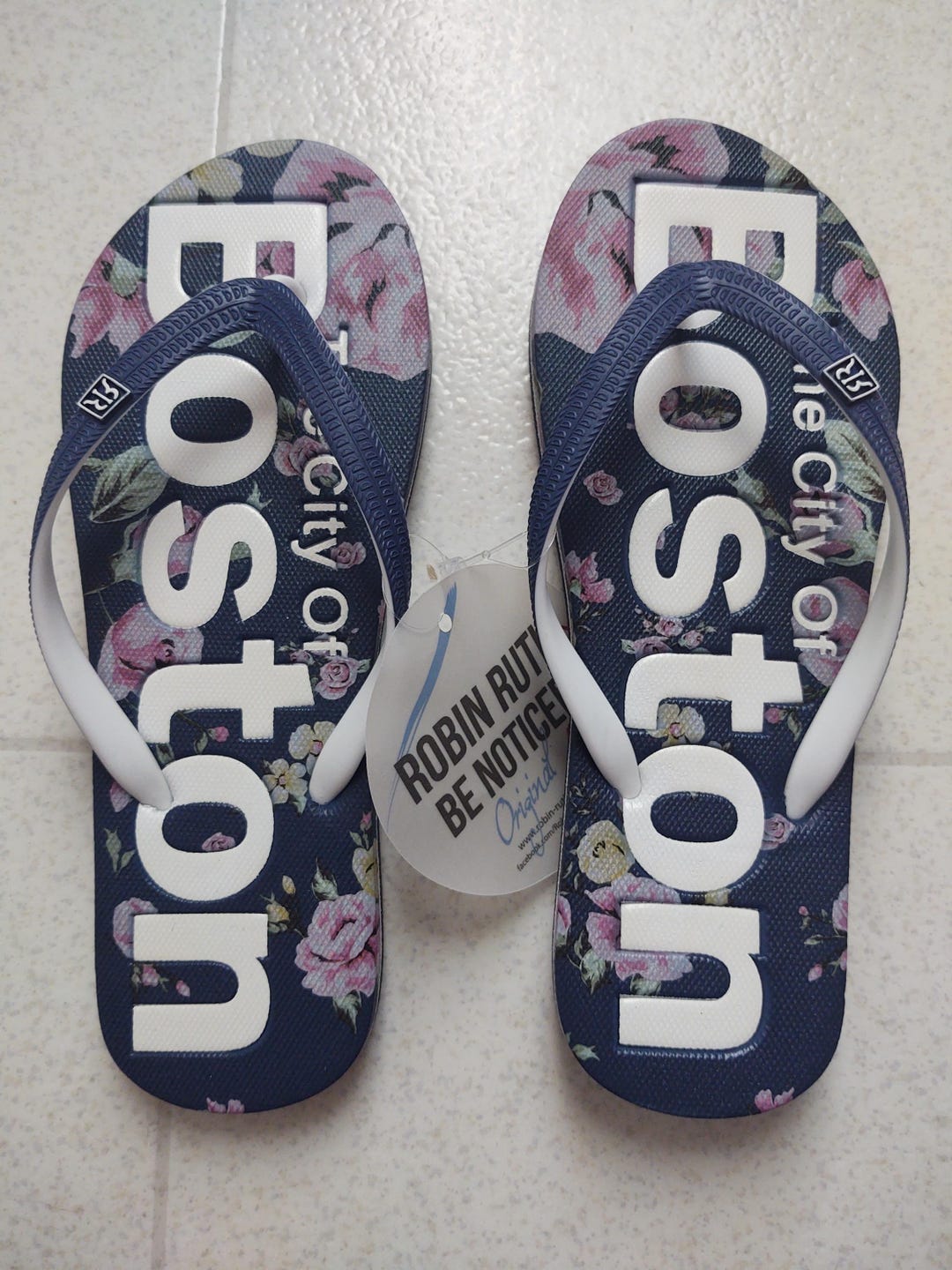 Robin Ruth City of Boston Flip Flops Brand New - Etsy