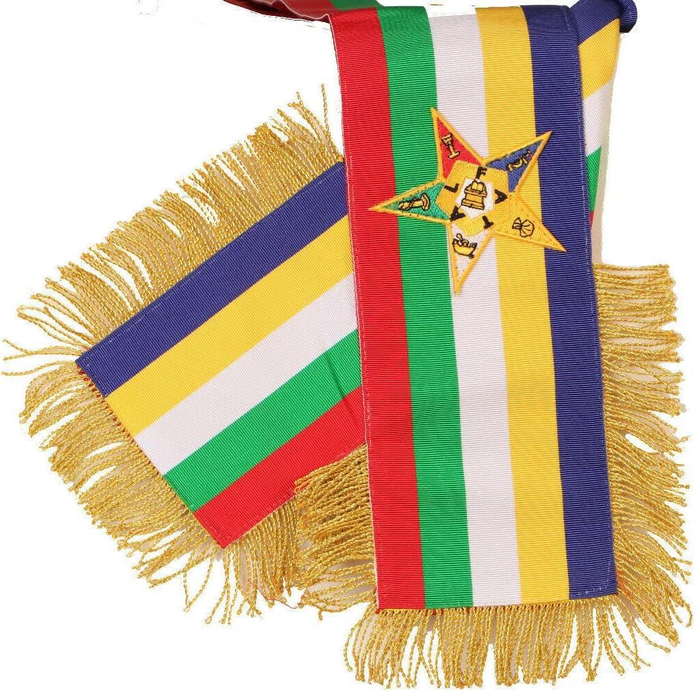 OES Sash Masonic Order of Eastern Star Sash - Five Colors Cotton Gloves ...