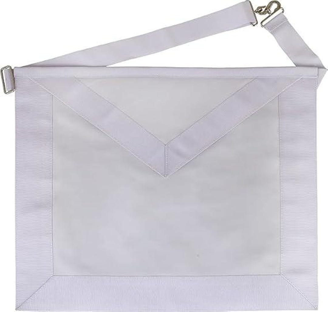 Masonic Candidate/entered Apprentice Sheep Leather Apron All White ...