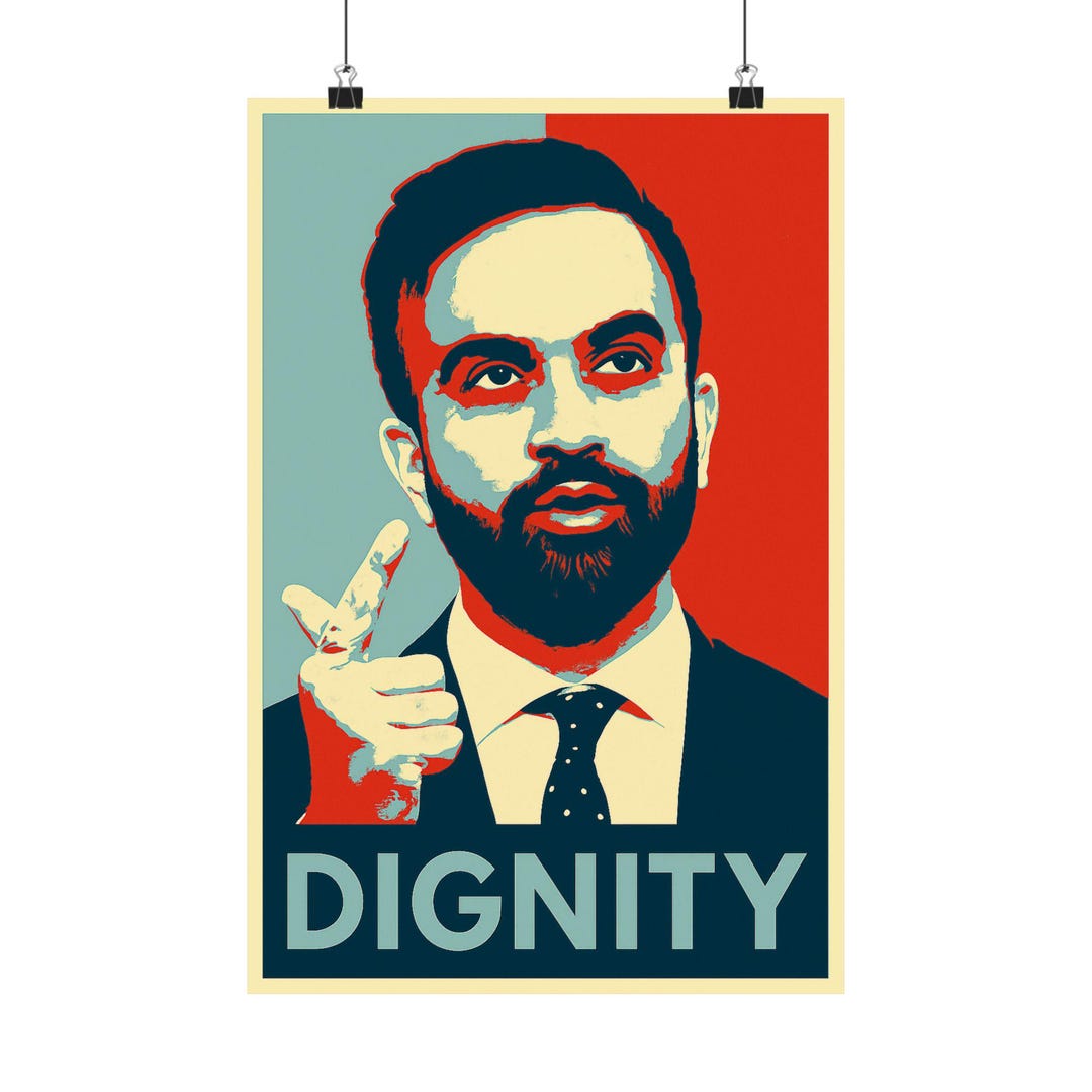 Zohran Mamdani Poster | Hope Obama Style | Pop Art Campaign Poster ...