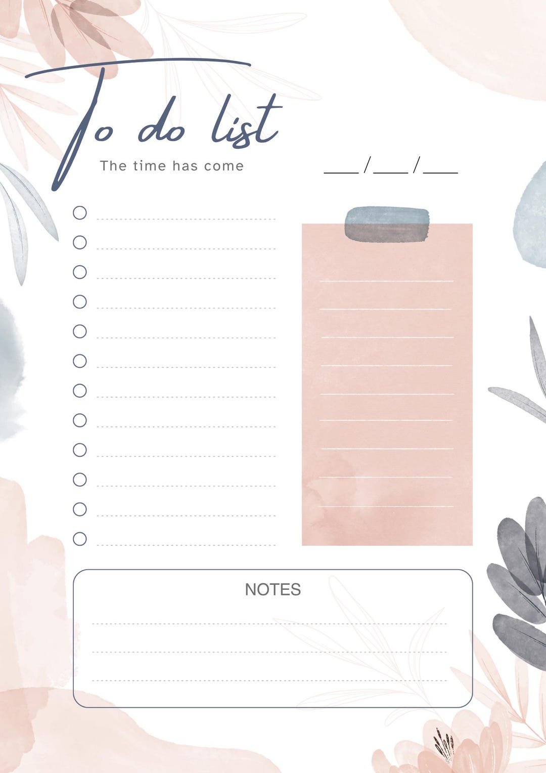To Do List, Productivity Tool, Daily to Do List Tracker Template, Task ...