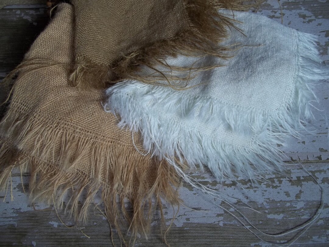 3 Burlap Blankets Photography Prop Burlap Layering Newborn - Etsy