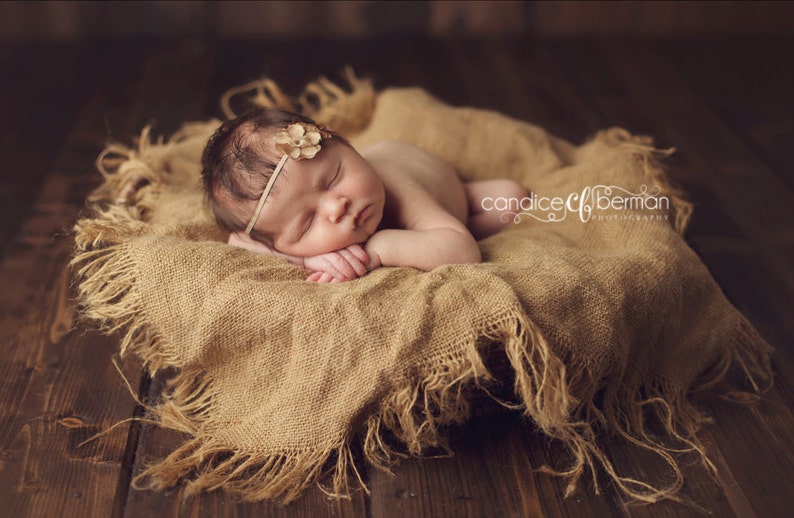 3 Burlap Blankets Photography Prop Burlap Layering Newborn - Etsy