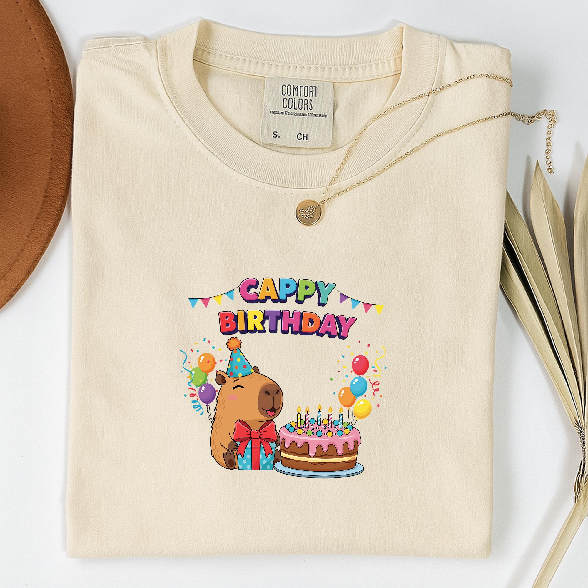 Cappy Birthday Capybara Birthday Card Funny Animal Birthday Printable ...