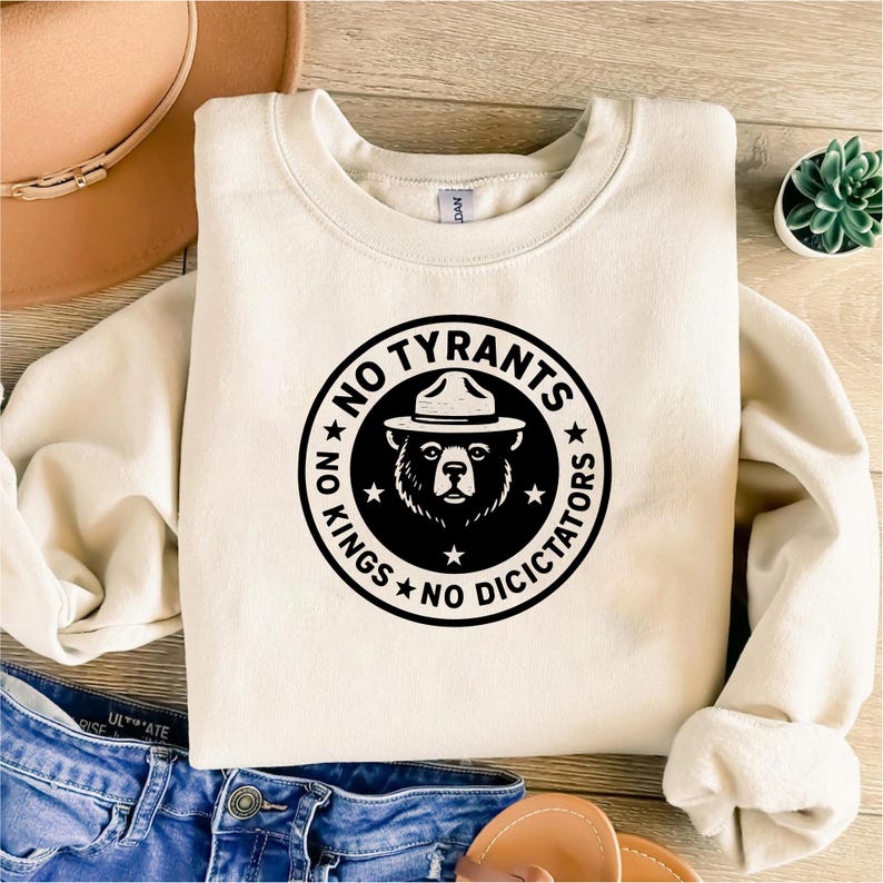 No Tyrants No Kings No Dictators SVG Anti Authoritarian Bear PNG ...