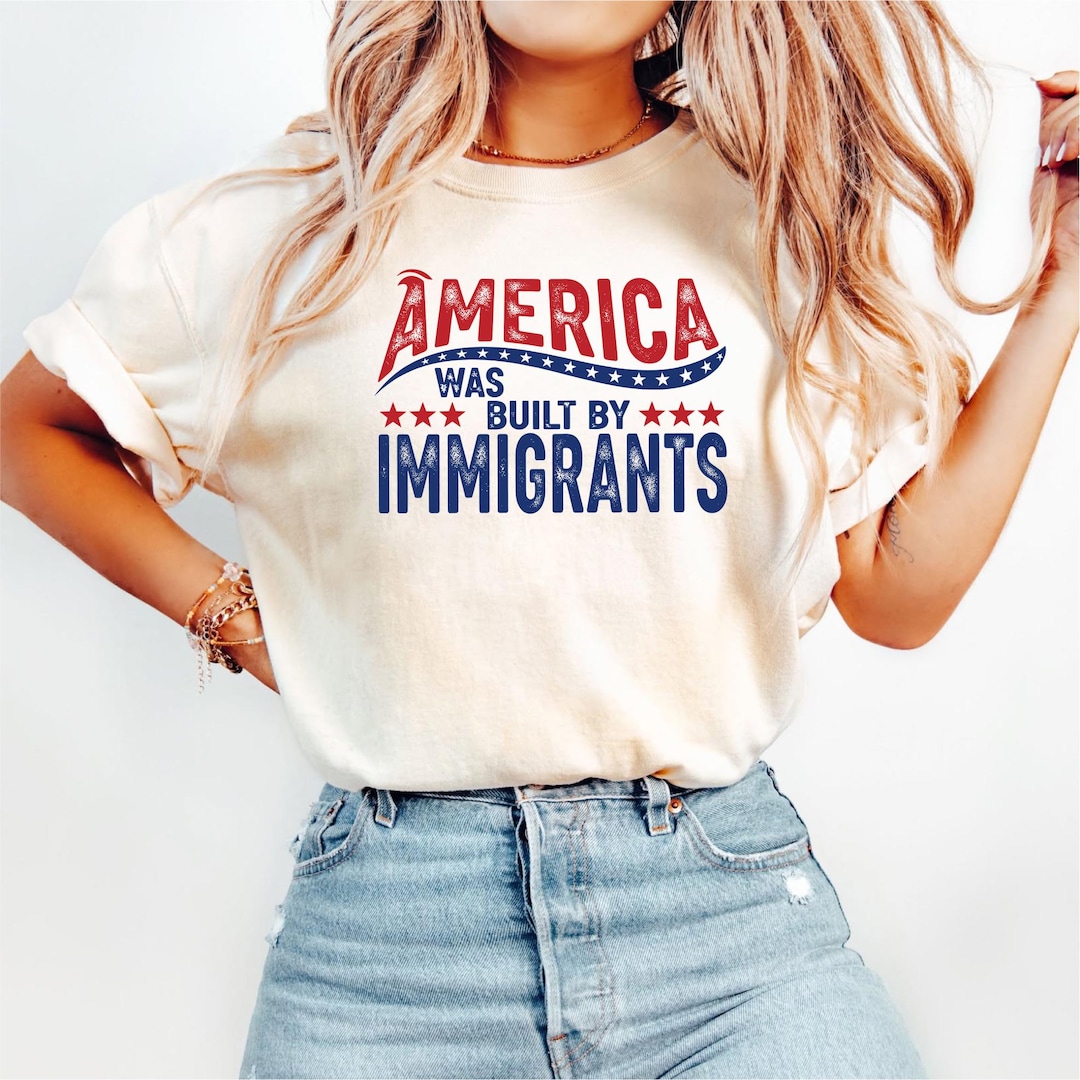 America Was Built by Immigrants SVG, Patriotic Equality PNG Design, Pro ...