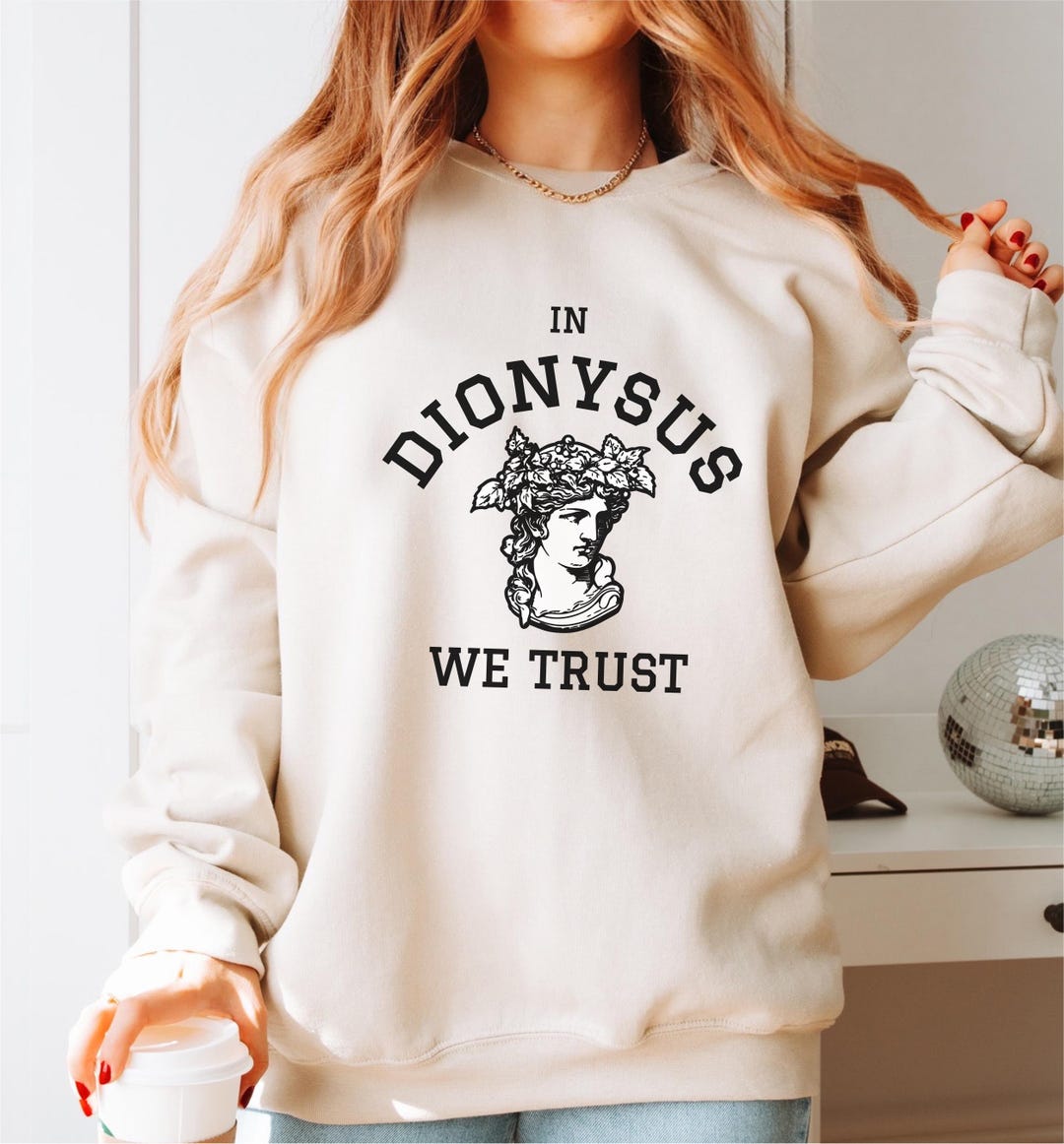 Dionysus Sweatshirt Greek Mythology Clothing Epic Journey Ancient ...
