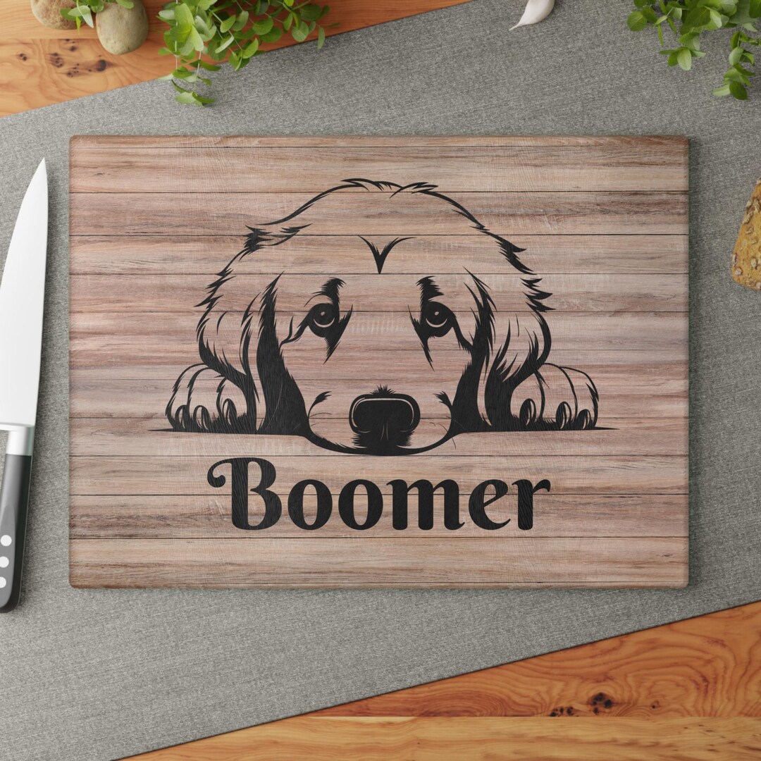 Personalized 14 Dog Breeds Glass Cutting Board, Dog Lover Gift ...