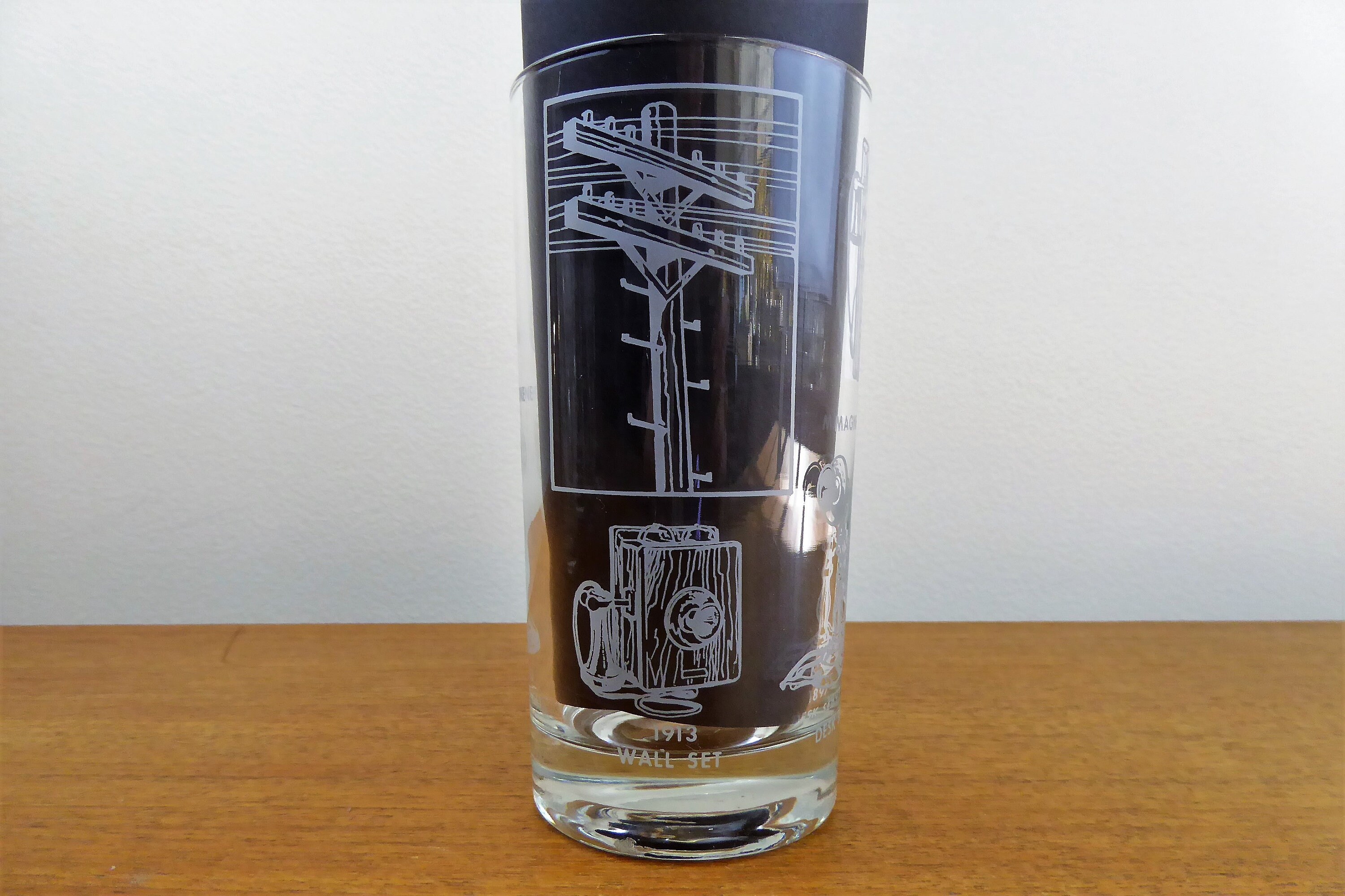 Vintage Telephone Telecom Glasses Evolution of Phones | Etsy