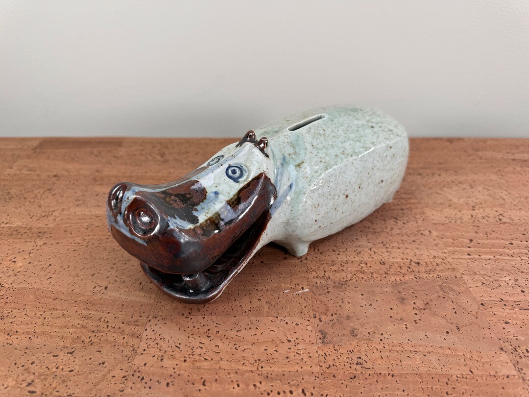 Otagiri Ceramic Hippo Coin Bank | OMC Japan - Etsy