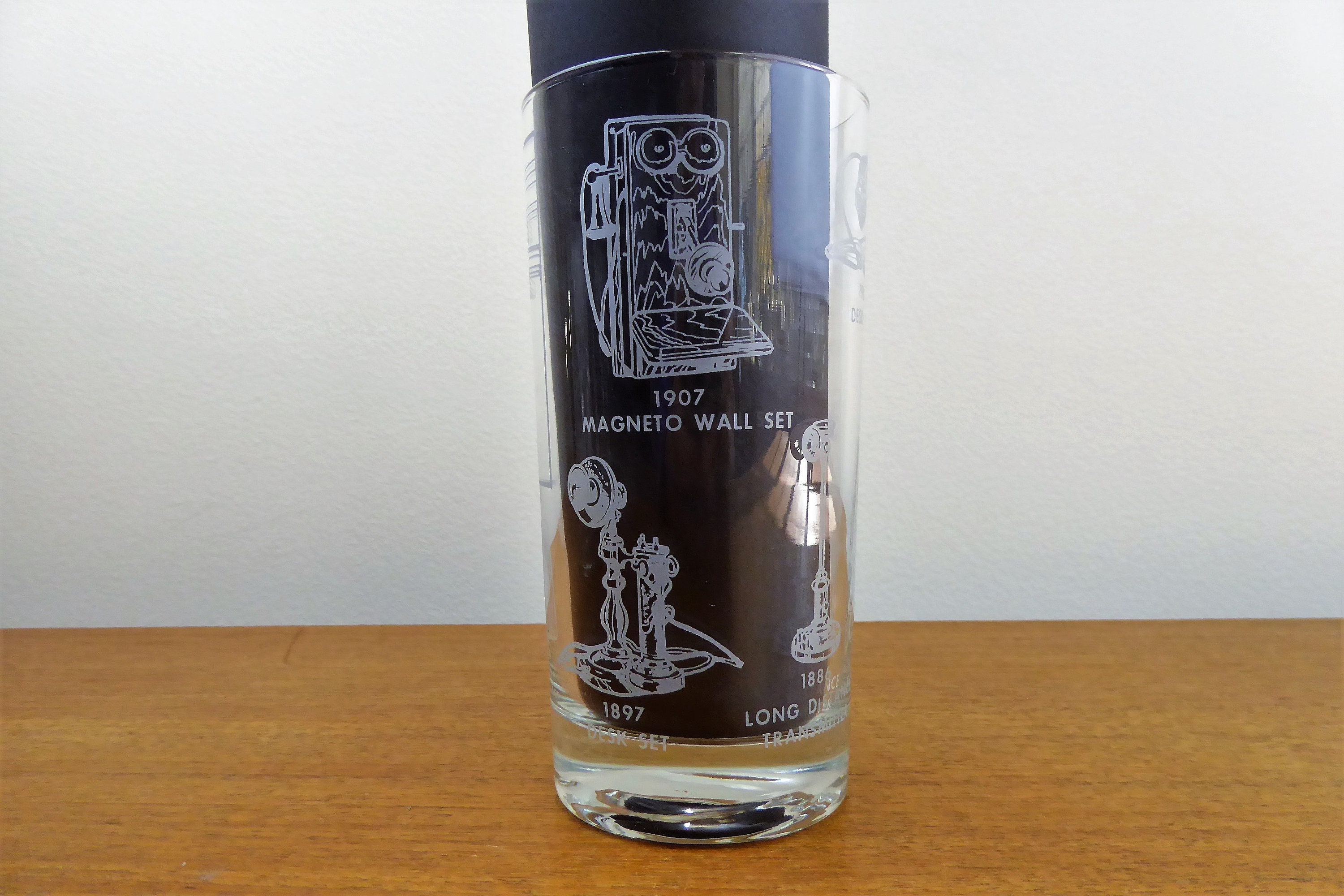 Vintage Telephone Telecom Glasses Evolution of Phones | Etsy