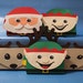 Christmas Reindeer, Santa, and Elf Popcorn Pocket Digital Cutting Files ...