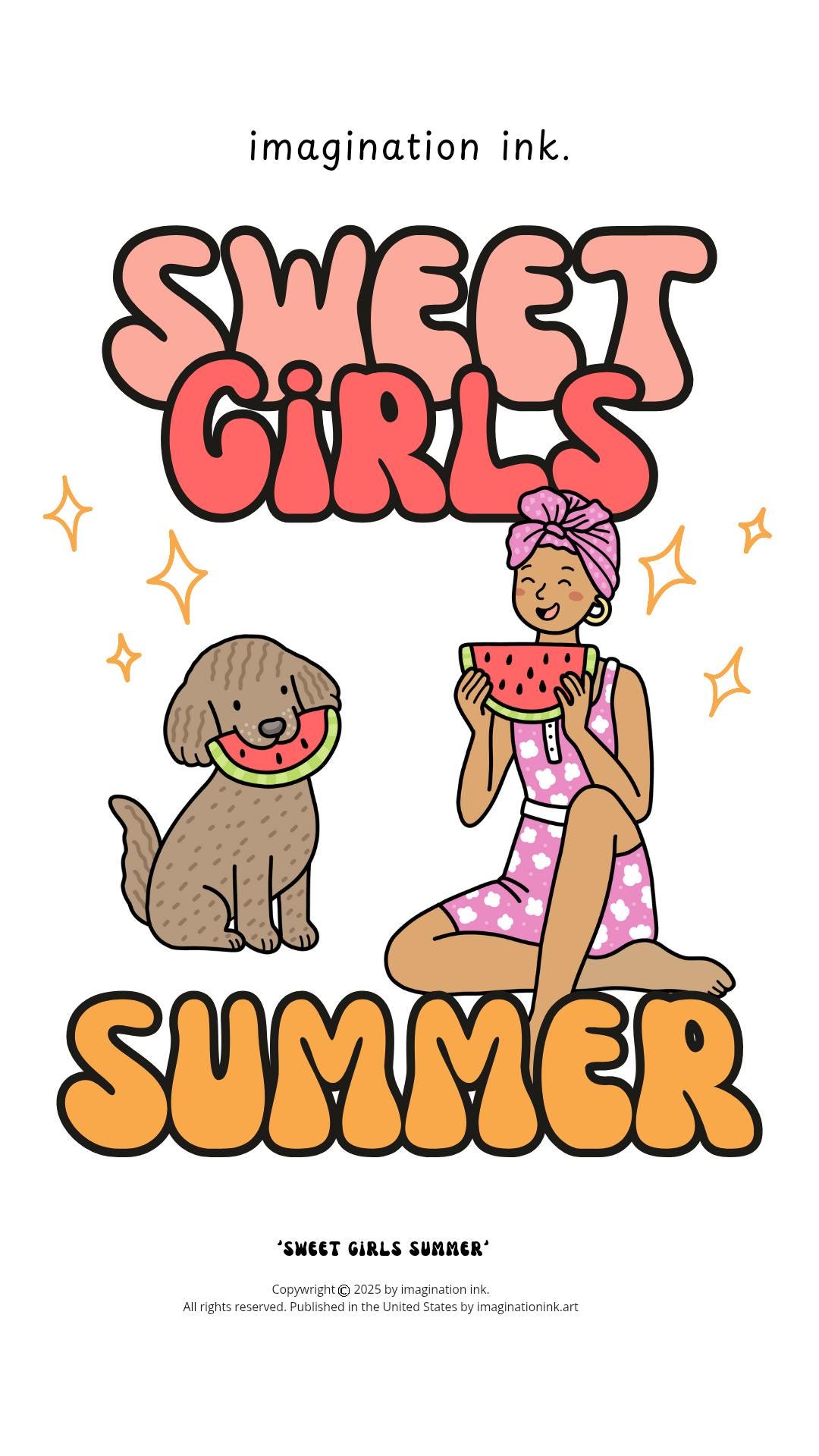 Ten (10) 'sweet Girls Summer' Coloring Pages + Bonus Content! - Etsy
