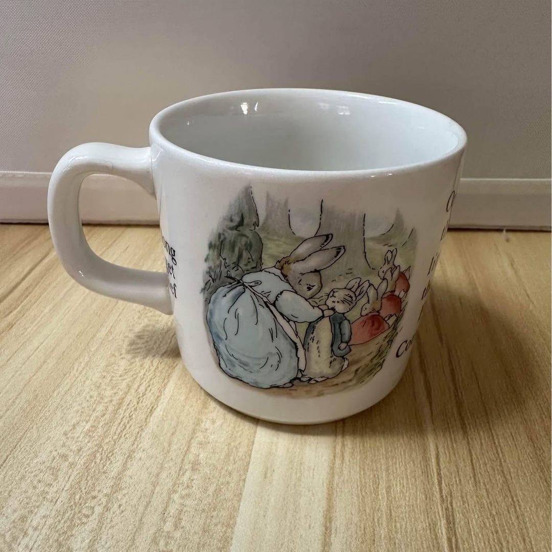 Vintage Wedgwood Peter Rabbit Mug - Made in England - Etsy