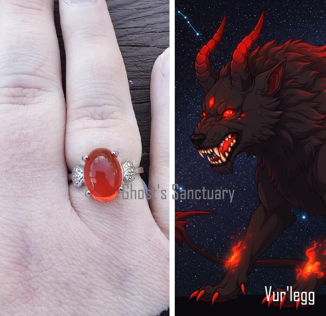 Dark Arts Male Hellhound Living Entity Companion | Ghosts' Sanctuary - Etsy