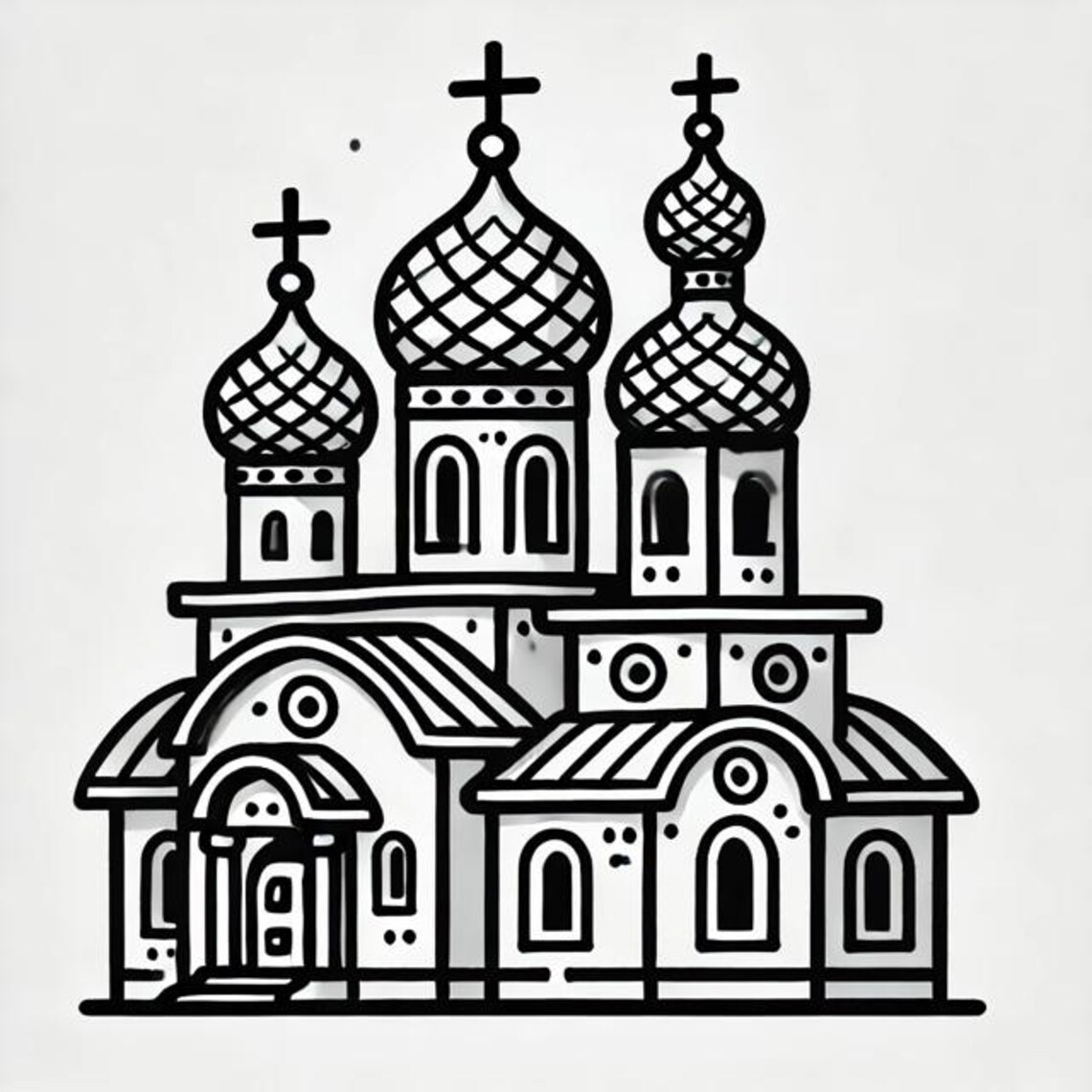 Orthodox Coloring Pages for Kids – Saints, Churches, Crosses & More ...