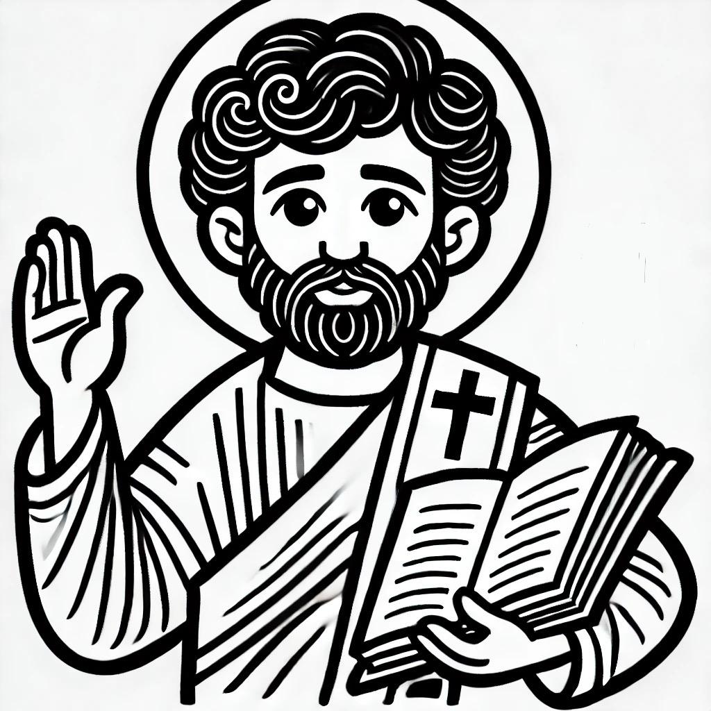 Orthodox Coloring Pages for Kids – Saints, Churches, Crosses & More ...