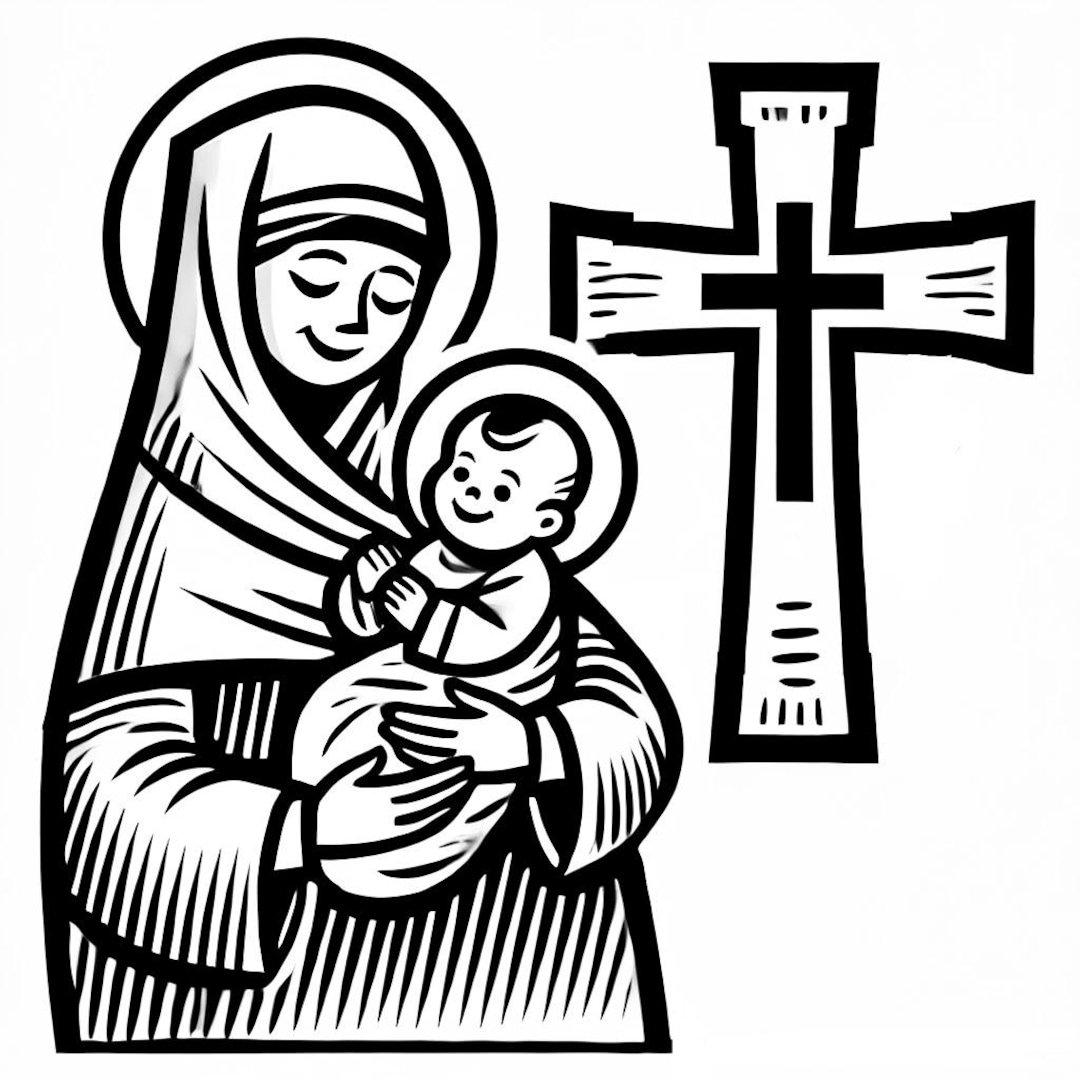 Orthodox Coloring Pages for Kids – Saints, Churches, Crosses & More ...